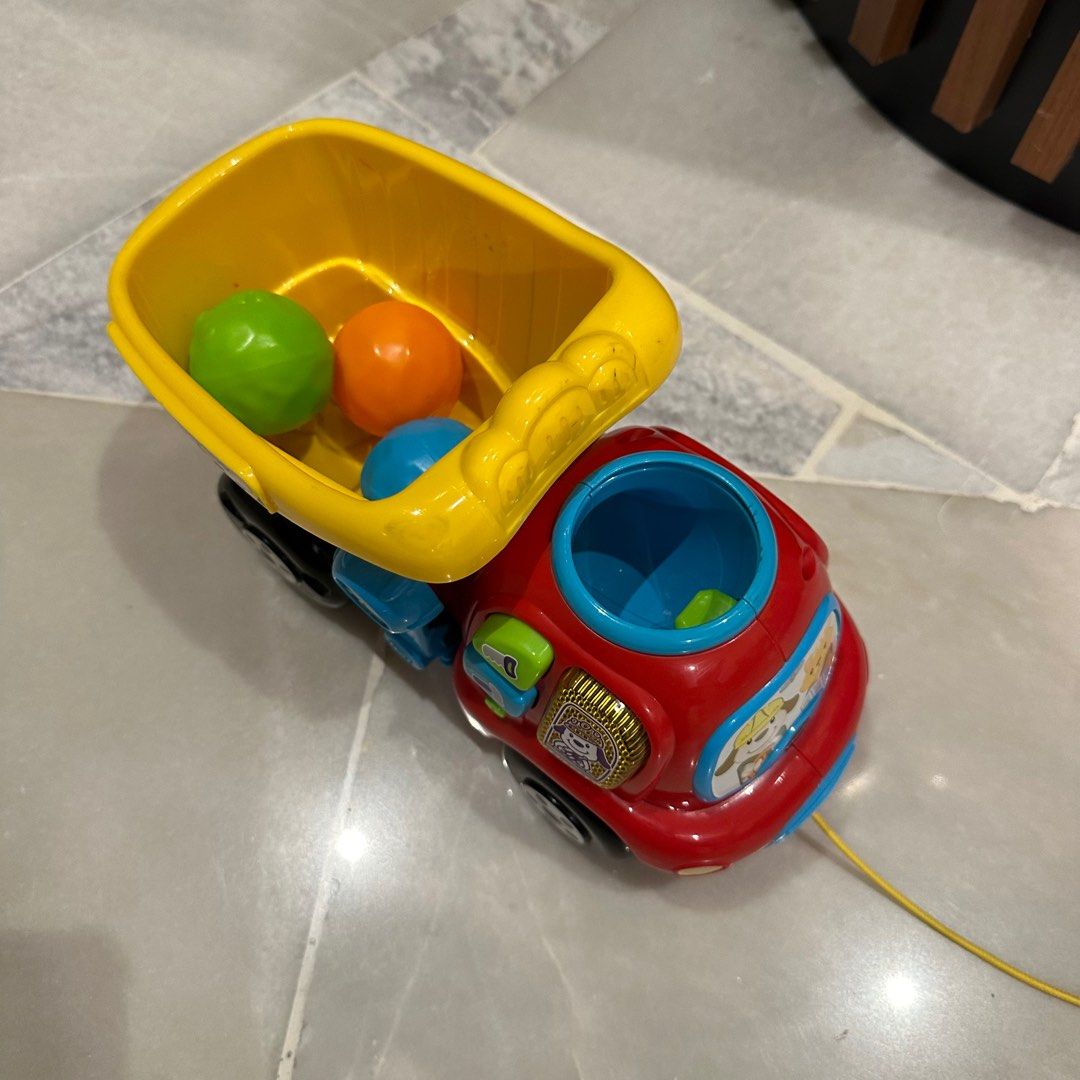 VTech Drop and Go Dump Truck Yellow, Babies & Kids, Infant Playtime on ...