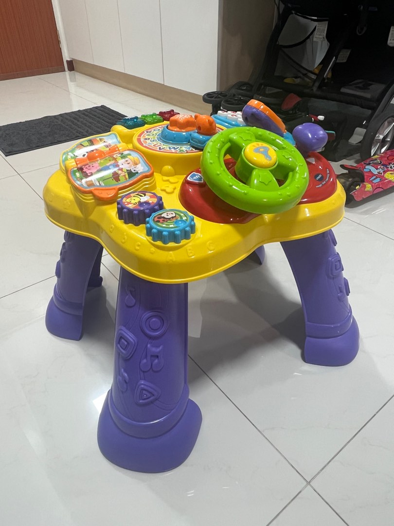 VTech Magic Star Learning Table, Babies & Kids, Infant Playtime on ...