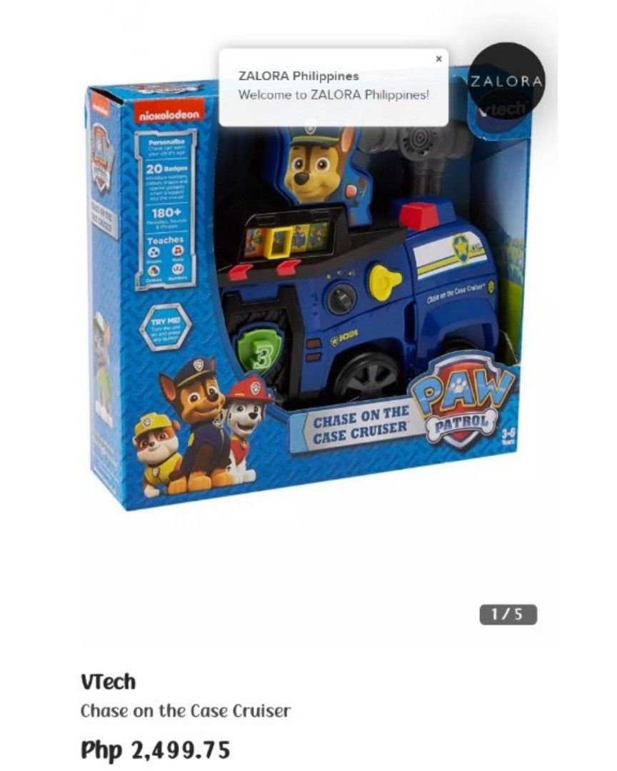 VTech Paw Patrol Chase on the Case Cruiser, Babies & Kids, Infant ...