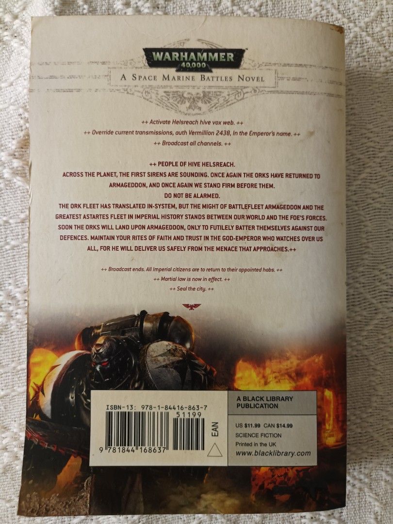 Warhammer 40000 / Space Marines Battle / Helsreach / Aaron Dembski ...