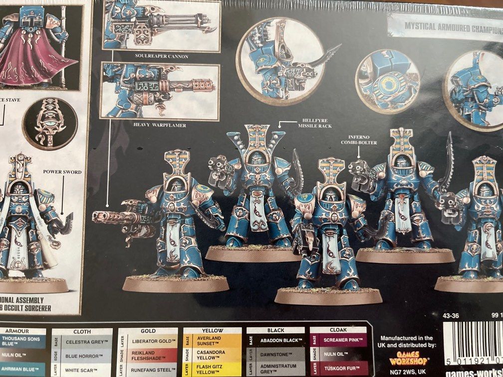 Warhammer 40000 Scarab Occult Terminators, Hobbies & Toys, Toys & Games ...