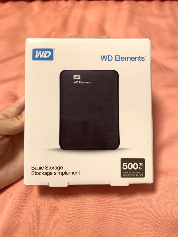 WD elements 500GB basic storage, Computers & Tech, Parts & Accessories ...