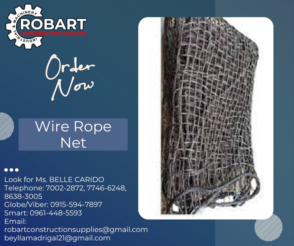 Wire Rope Net, Commercial & Industrial, Construction Tools & Equipment ...