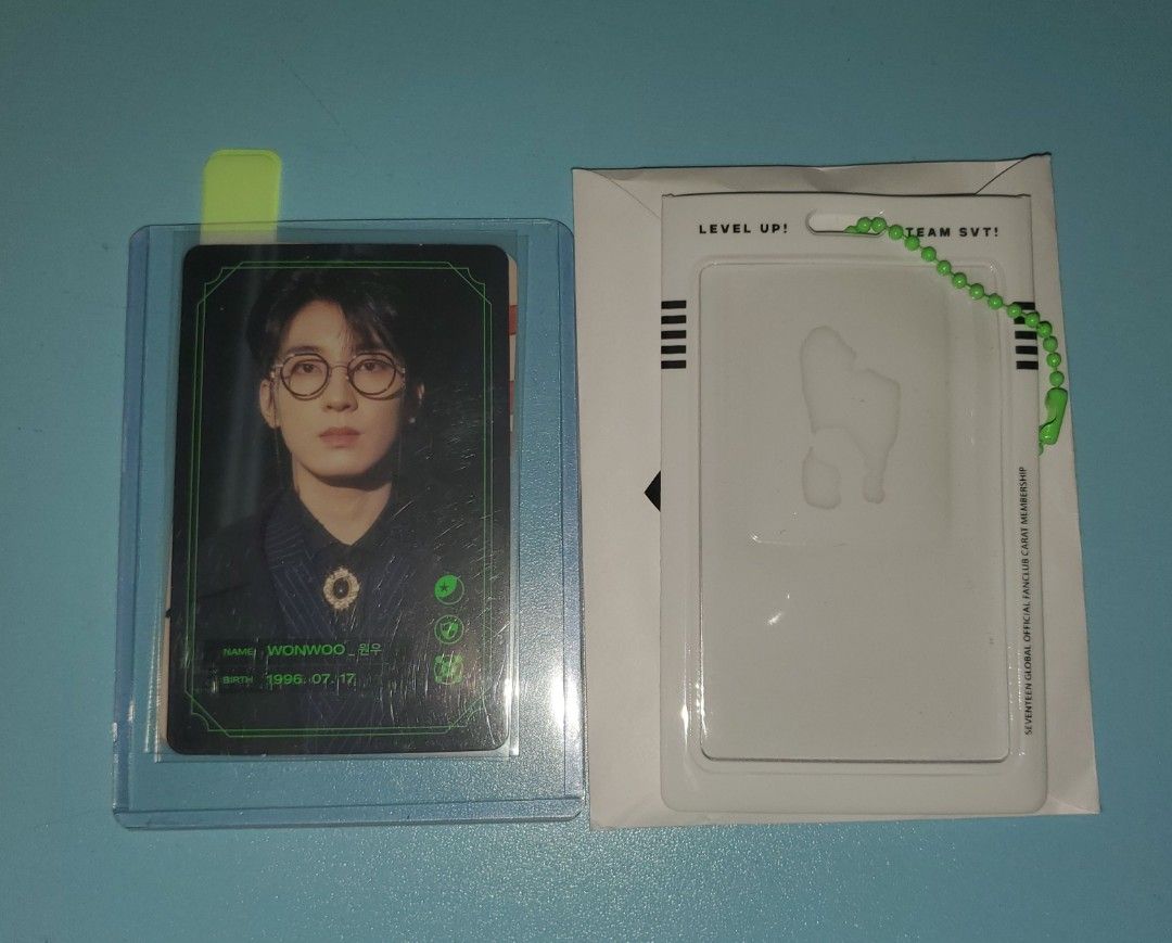 seventeen svt wonwoo potter 7th memkit game boi keyring and special ...
