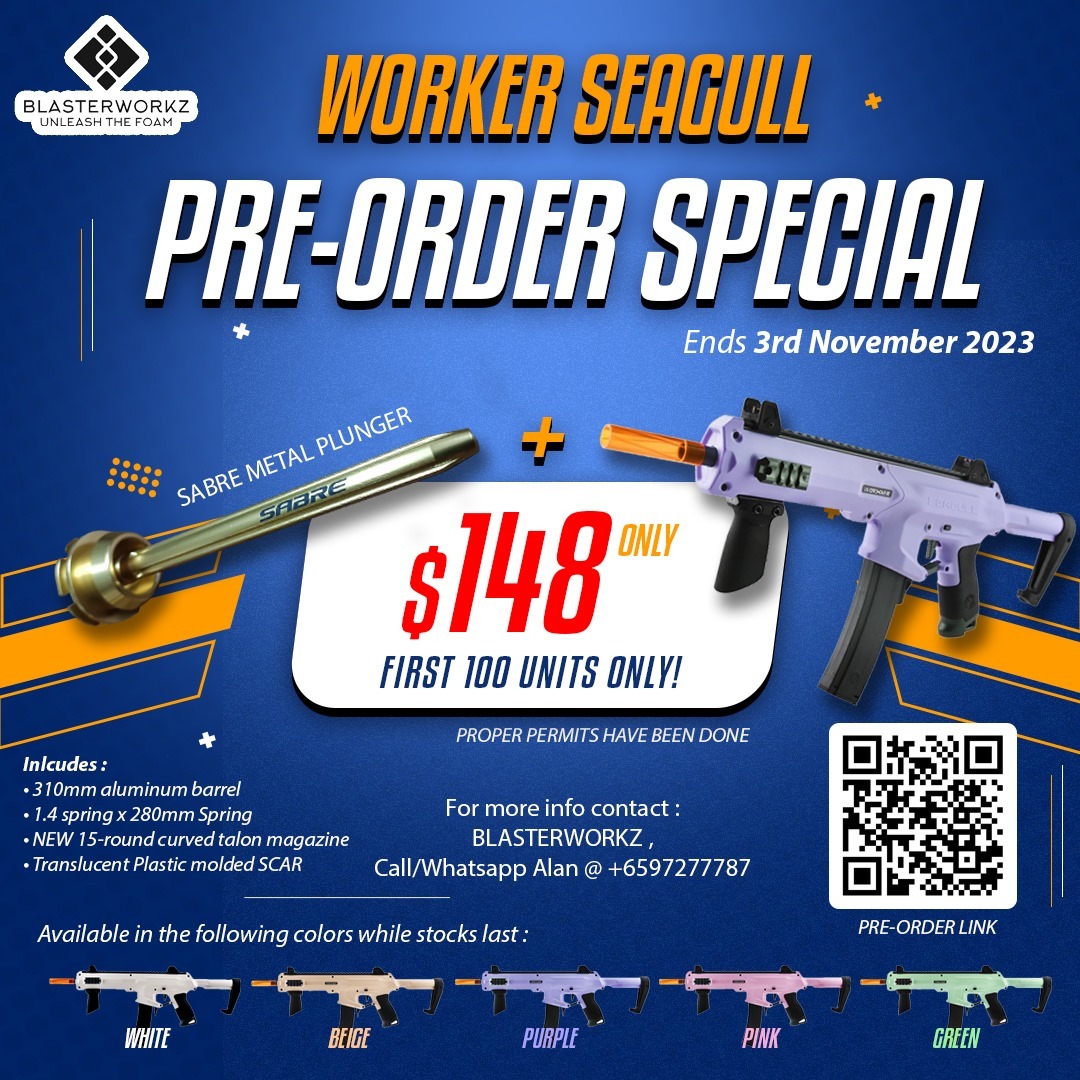 Worker Seagull Pre-order Special (Limited time only), Hobbies & Toys ...