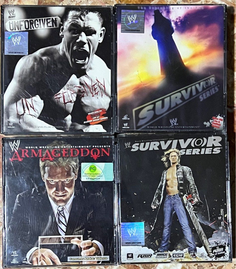 WWF vcd Dvd, Hobbies & Toys, Music & Media, CDs & DVDs on Carousell