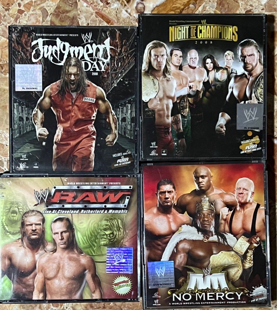 WWF vcd Dvd, Hobbies & Toys, Music & Media, CDs & DVDs on Carousell