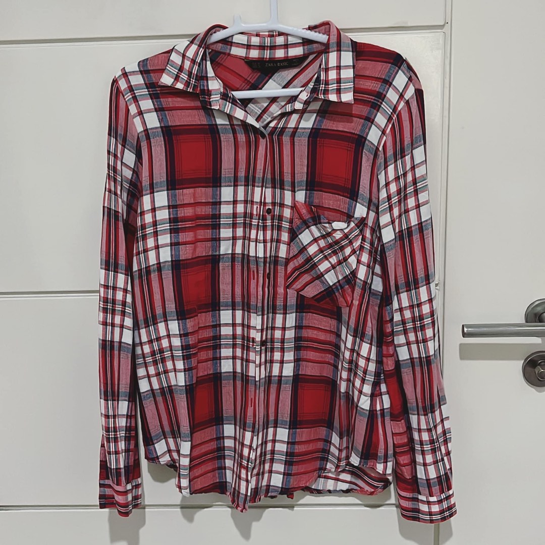 Zara Basic, Women's Fashion, Tops, Blouses on Carousell