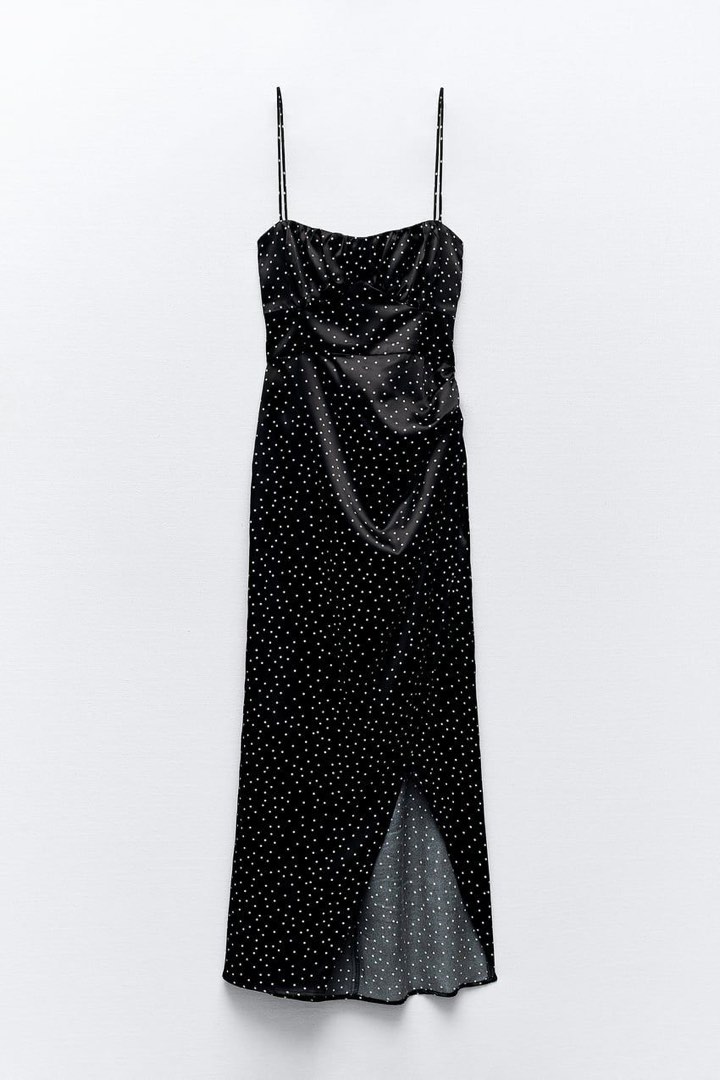 Zara Satin Dress, Women's Fashion, Dresses & Sets, Dresses on Carousell