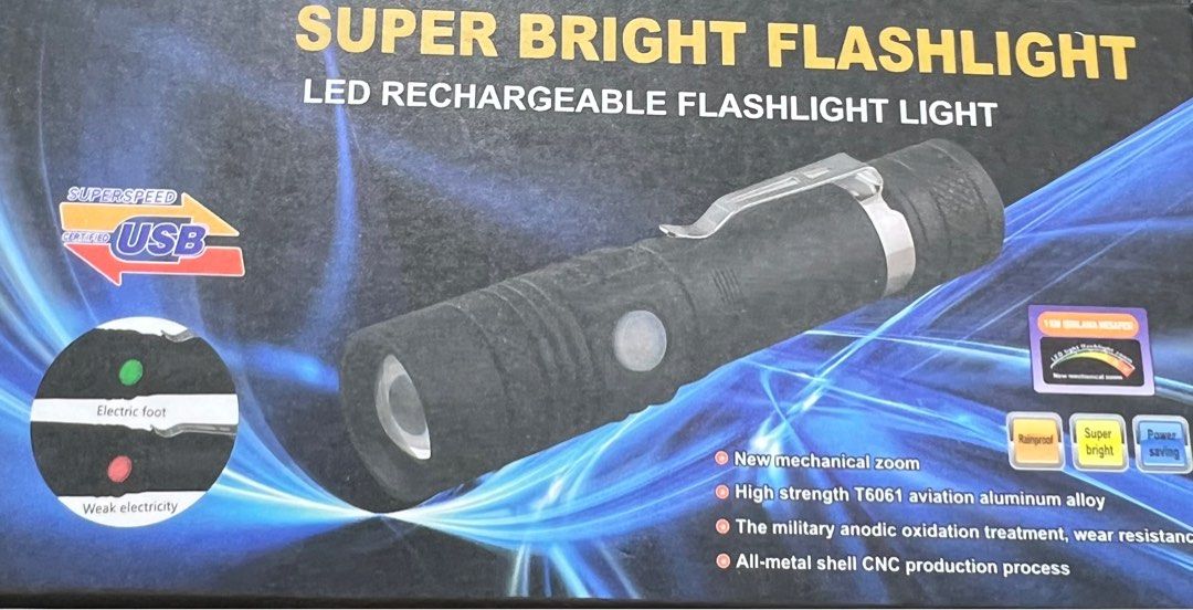 10000 lumens super bright torchlight, Furniture & Home Living, Lighting ...