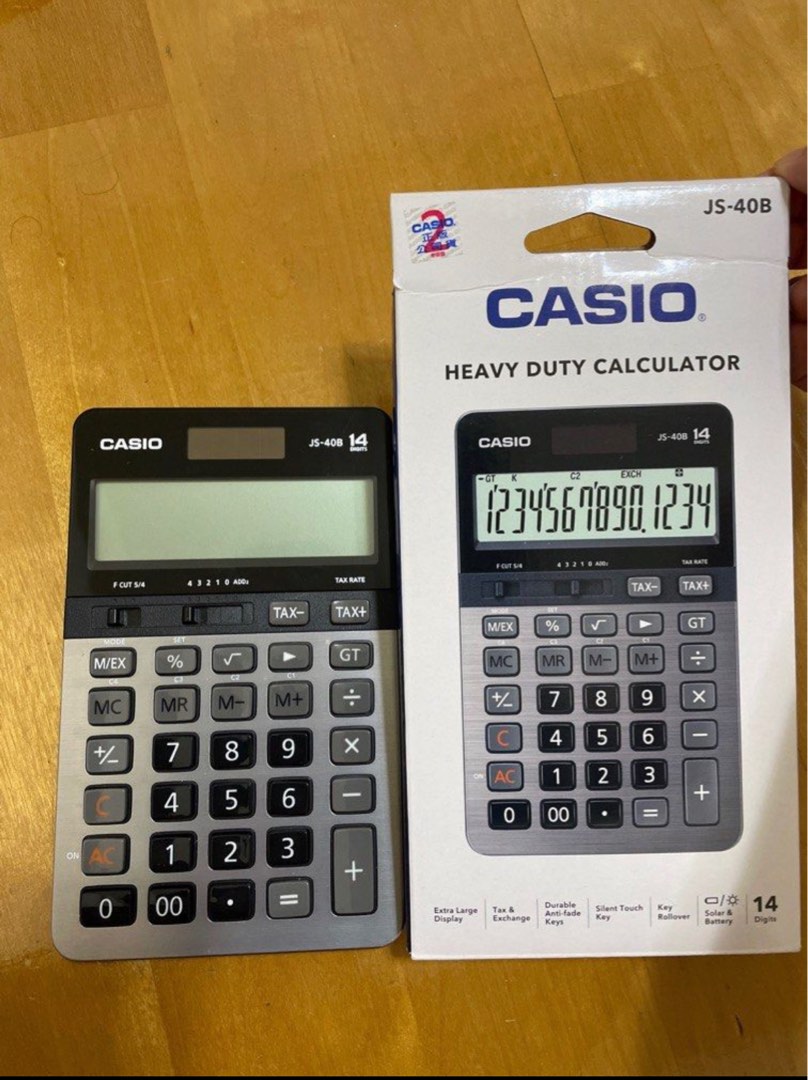 原價1500 ️CASIO JS-40B計算機 , 電腦及科技產品, 商務用科技產品在旋轉拍賣