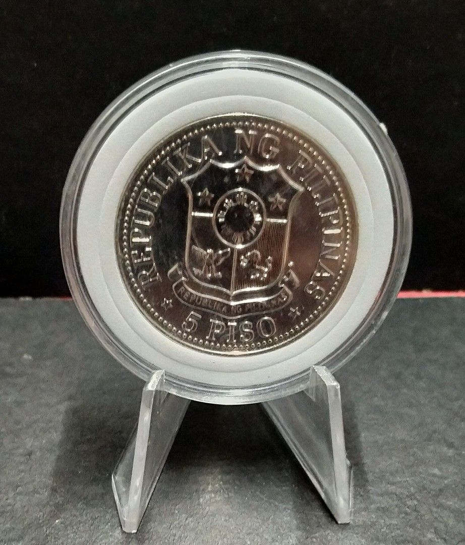 1978FM Philippines**Ang Bagong Lipunan** 5 Piso old coin aUncirculated ...