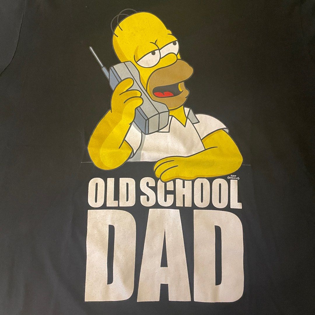 2016 Twentieth Century Fox Homer Simpsons Old School Dad Shirt, Men's ...