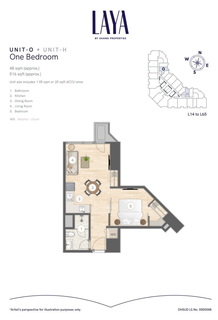(P300k/sqm) 1 Bedroom at Laya Residences alternative to The Proscenium ...