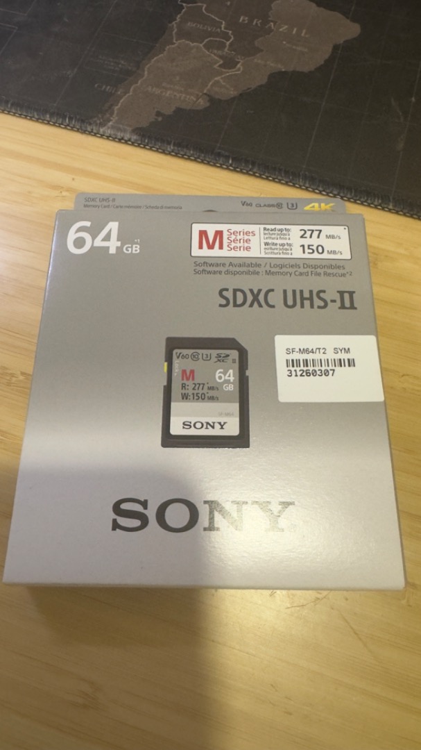 64 Gb SDXC UHS-II card Sony SD CARD, Mobile Phones & Gadgets, Mobile & Gadget Accessories ...