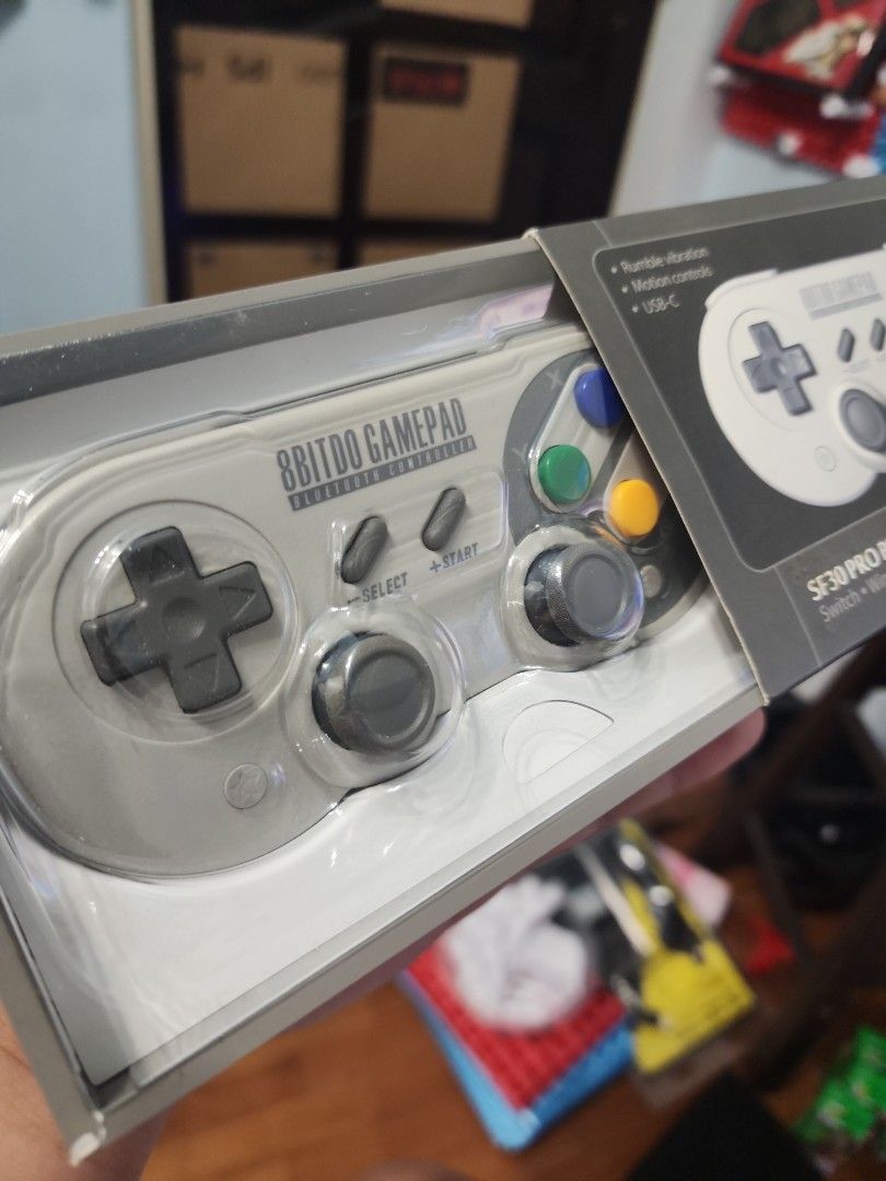 8bitdo SF30 PRO Super Famicom, Video Gaming, Gaming Accessories ...
