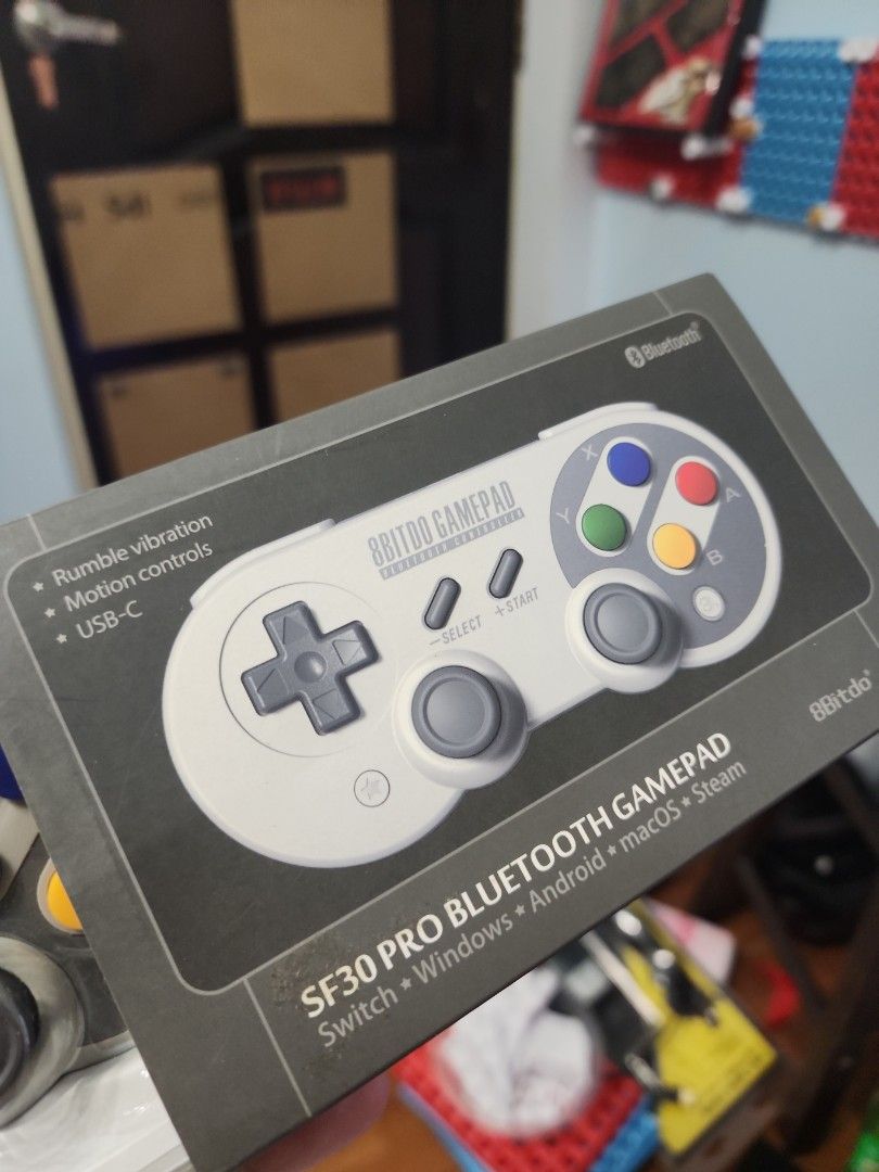 8bitdo SF30 PRO Super Famicom, Video Gaming, Gaming Accessories ...