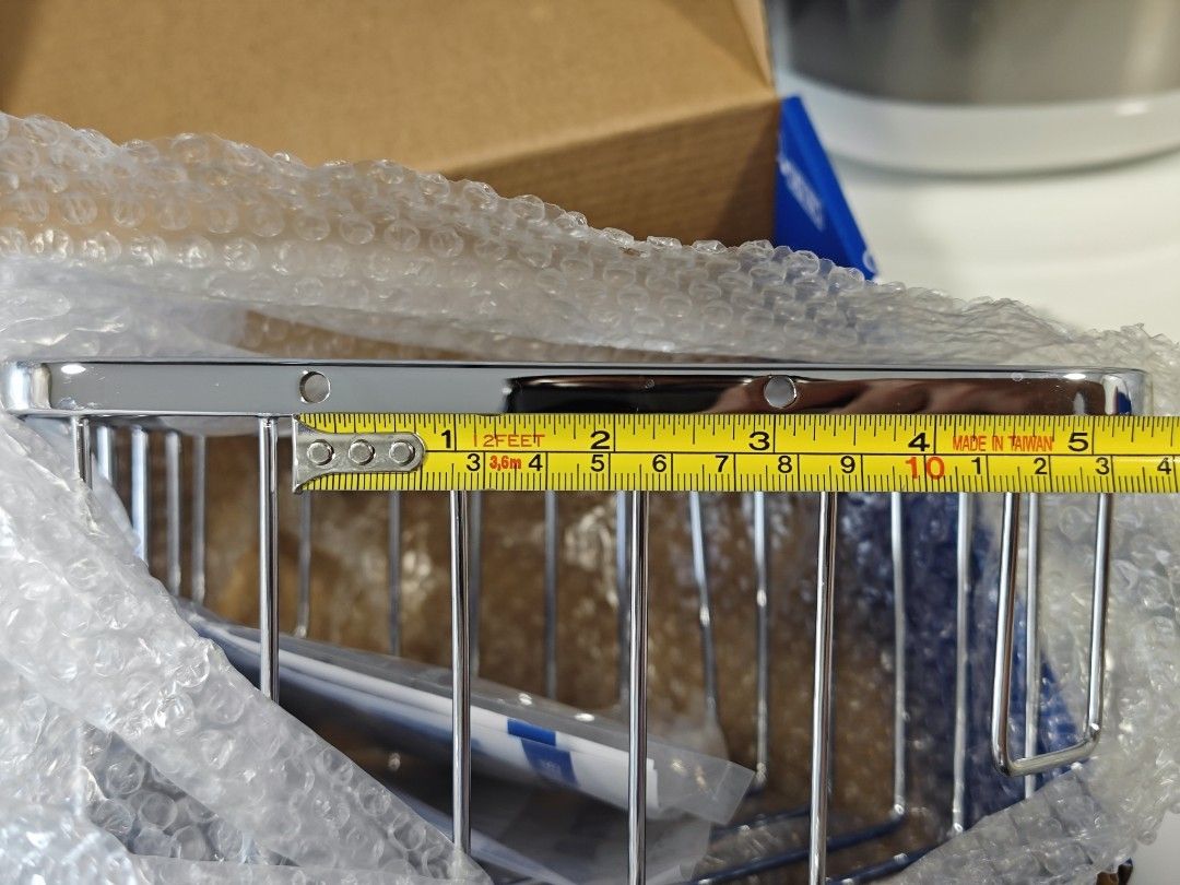 帝朗 DELONG 浴室三角架 H120012N Triangular soap basket CHROME, 傢俬＆家居, 浴室、廚房用品 ...