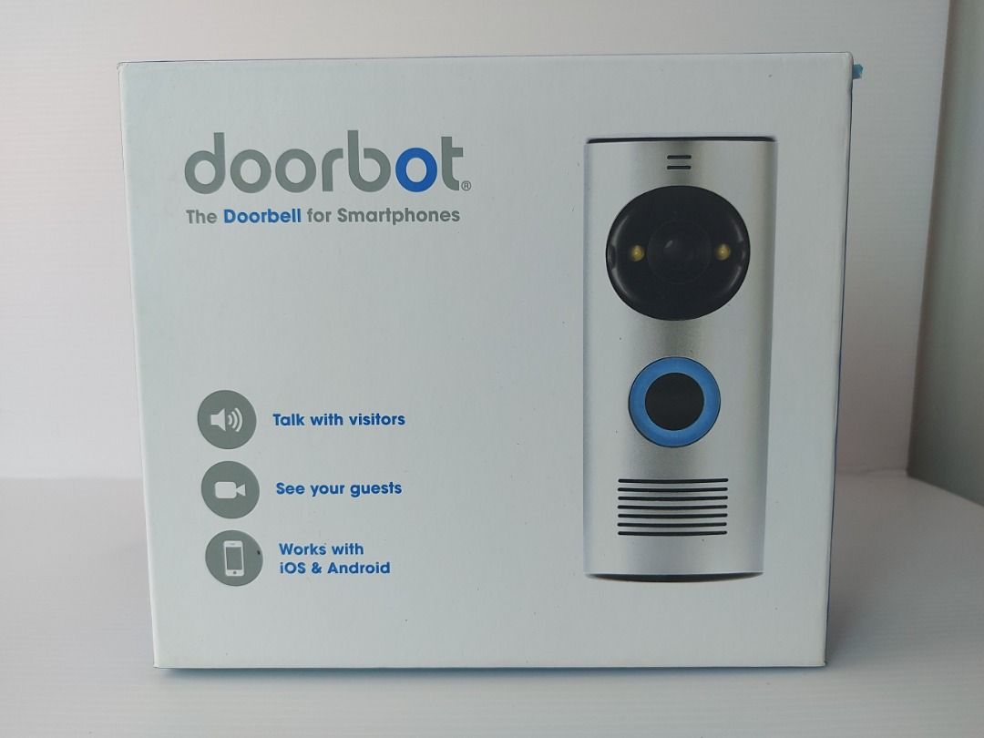 全新 doorbot 視訊門鈴 用於智慧型手機, 哩哩扣扣, 其他在旋轉拍賣