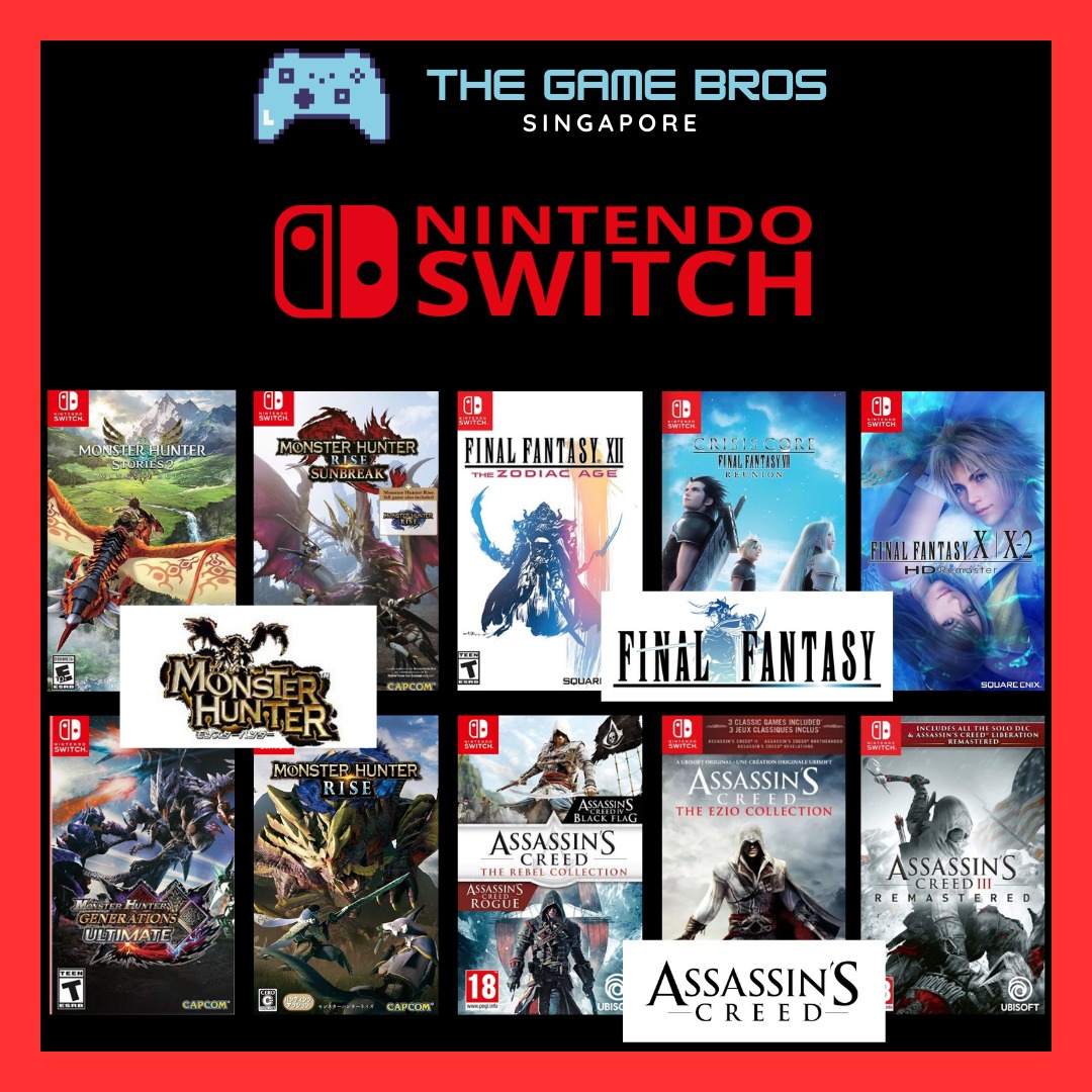 ⭐ Original Nintendo Switch Games | 𝗠𝗢𝗡𝗦𝗧𝗘𝗥 𝗛𝗨𝗡𝗧𝗘𝗥: Rise Sunbreak, Wings ...