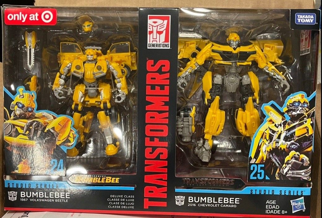 變形金剛 Studio Series 24 和 25 Deluxe Class Bumblebee Action Figure, 書籍、休閒與 ...