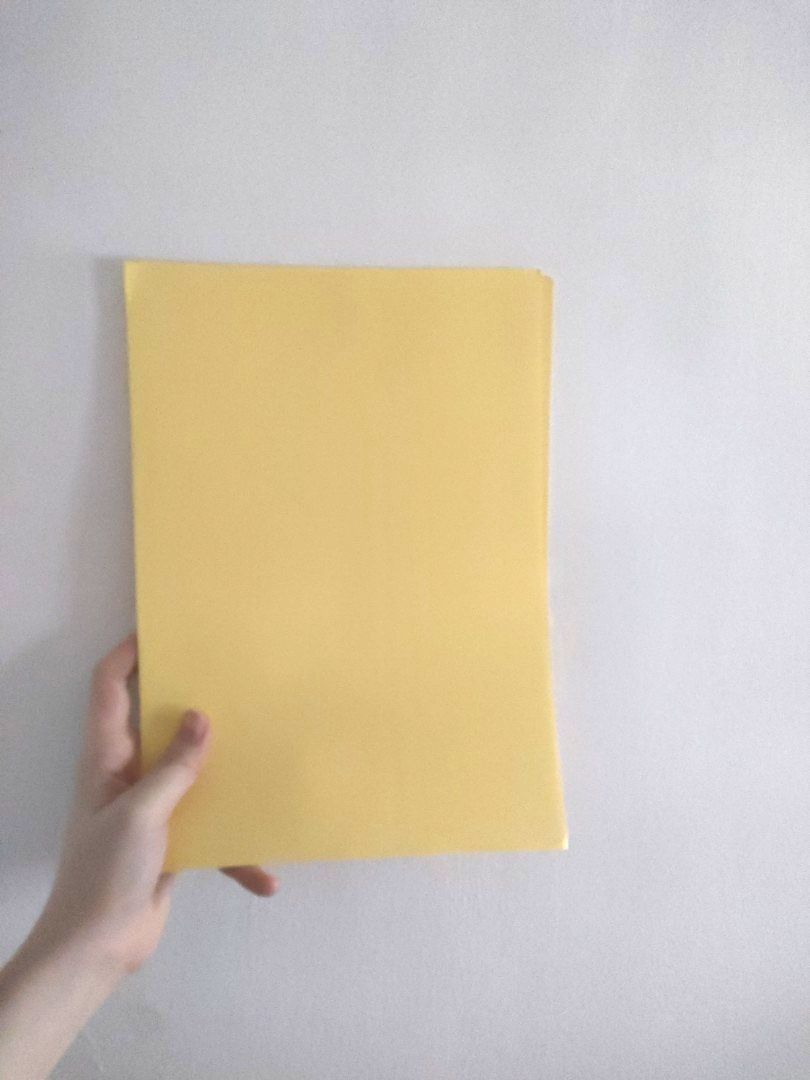 A4 Yellow construction paper, Hobbies & Toys, Stationery & Craft, Craft ...