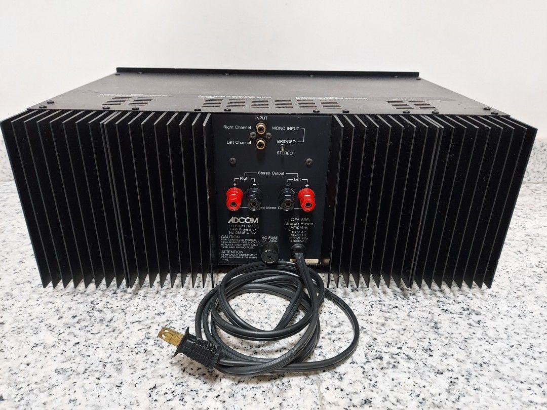 Adcom GFA-555 amplifier, Audio, Soundbars, Speakers & Amplifiers on ...
