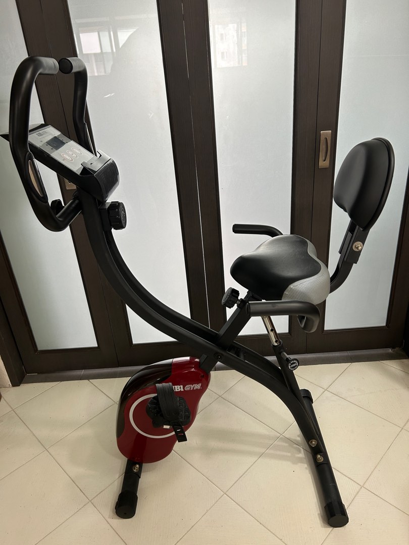 AIBI FOLDABLE UPRIGHT RECUMBENT BIKE AB-B775R, Sports Equipment ...