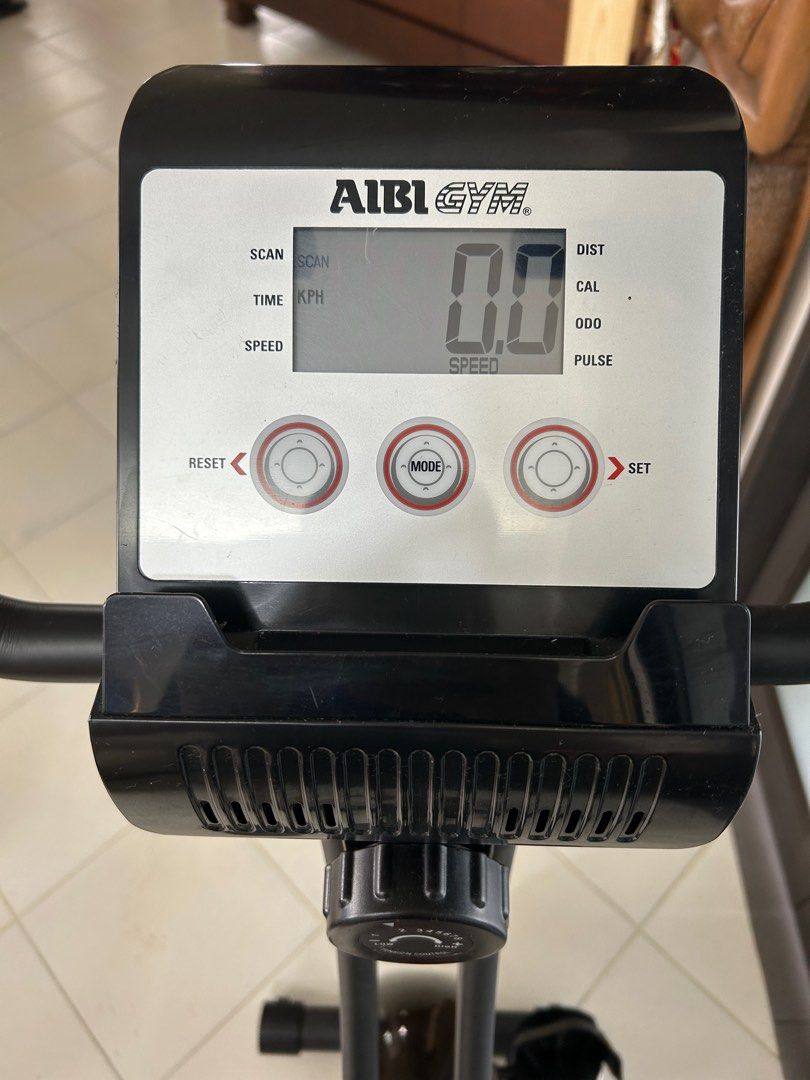AIBI FOLDABLE UPRIGHT RECUMBENT BIKE AB-B775R, Sports Equipment ...