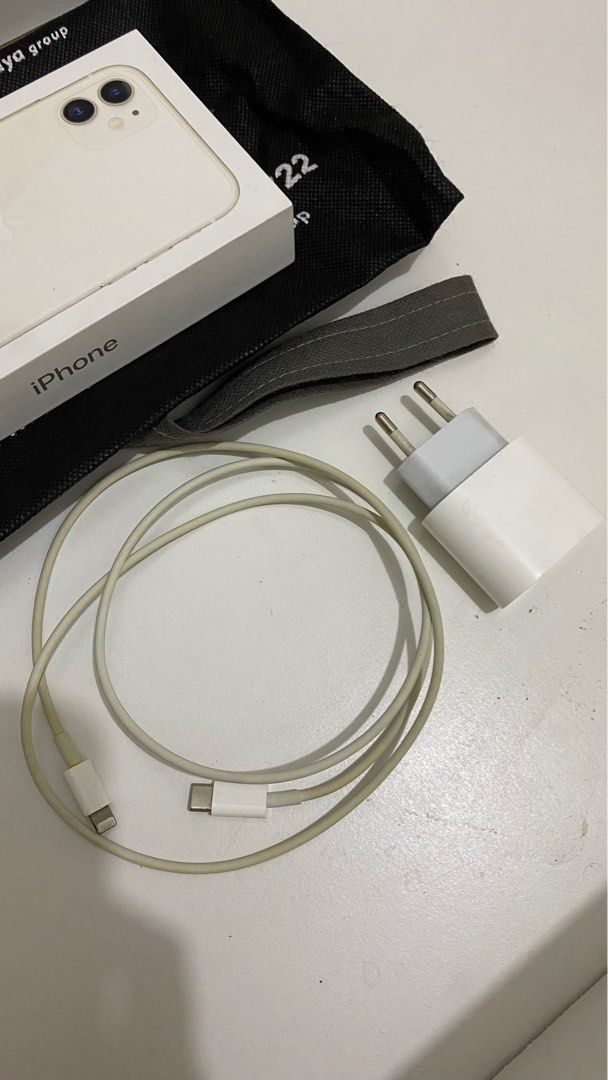 Apple 20W USB-C Power Adapter + Cable Original ex-ibox, Telepon Seluler ...