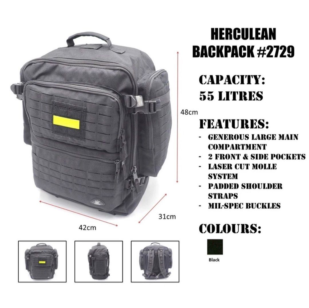 Army SAF Herculean backpack, Men's Fashion, Bags, Backpacks on Carousell