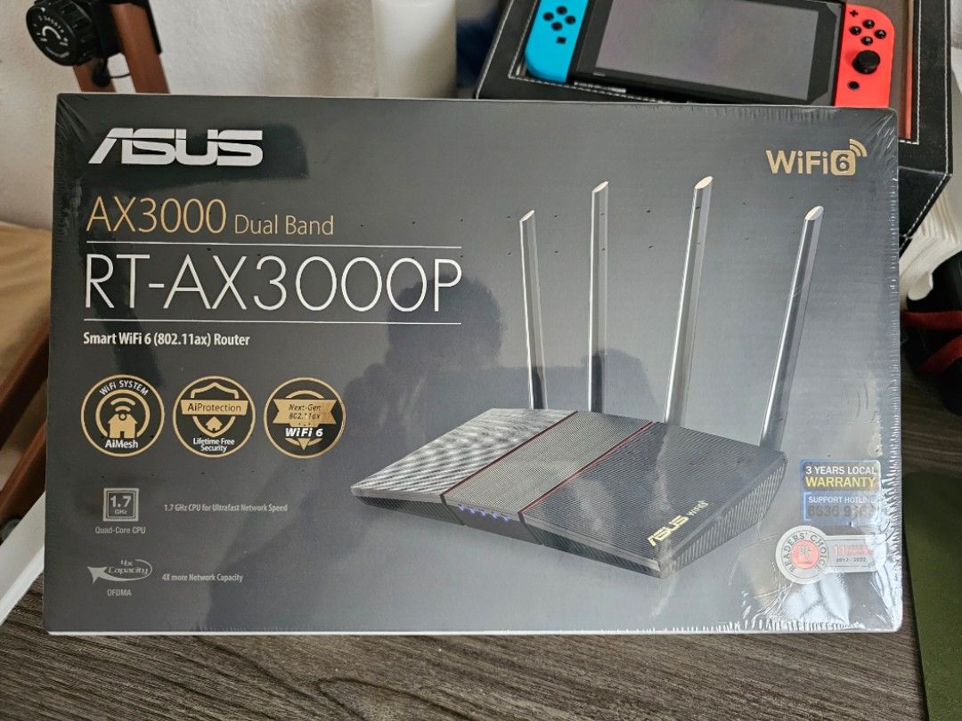 Asus AX3000 Router, Computers & Tech, Parts & Accessories, Networking ...