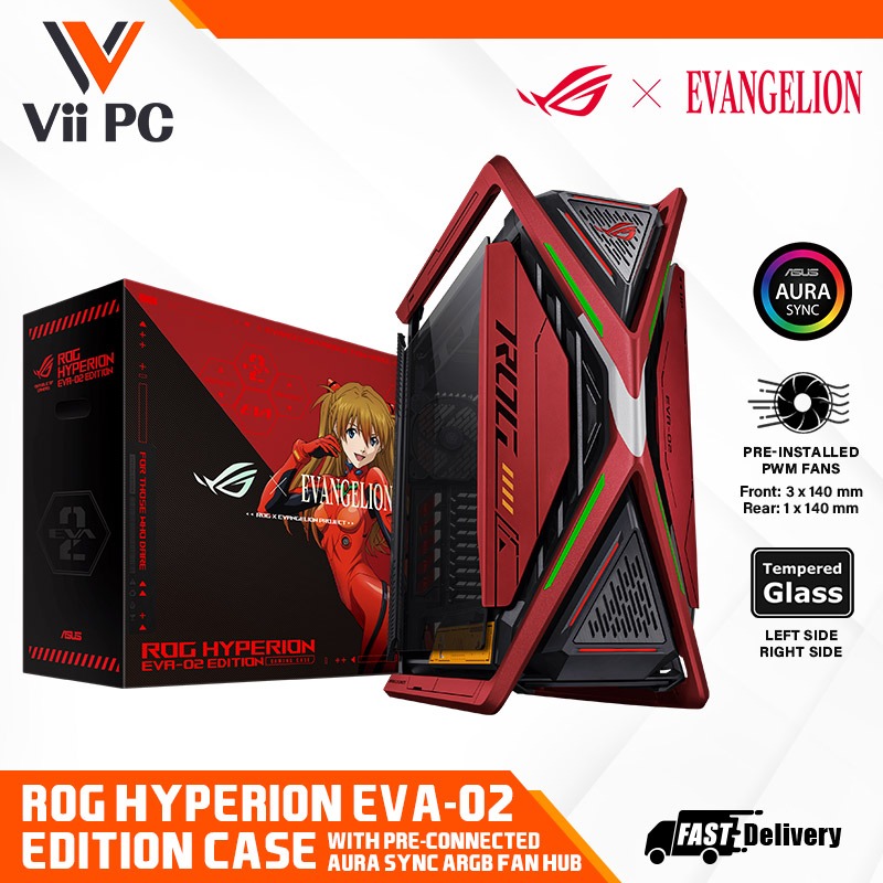 ASUS ROG Hyperion EVA-02 Edition 420 mm dual radiator support four 140 ...