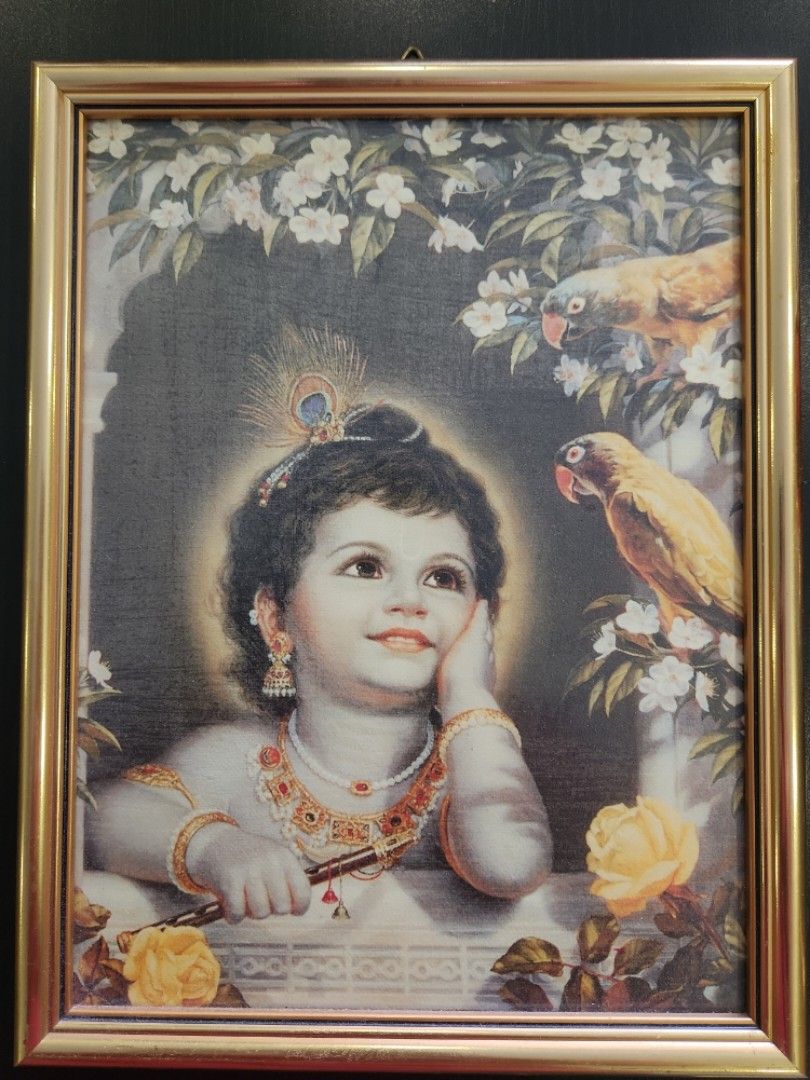 Baby Krishna photo, Furniture & Home Living, Home Decor, Frames ...
