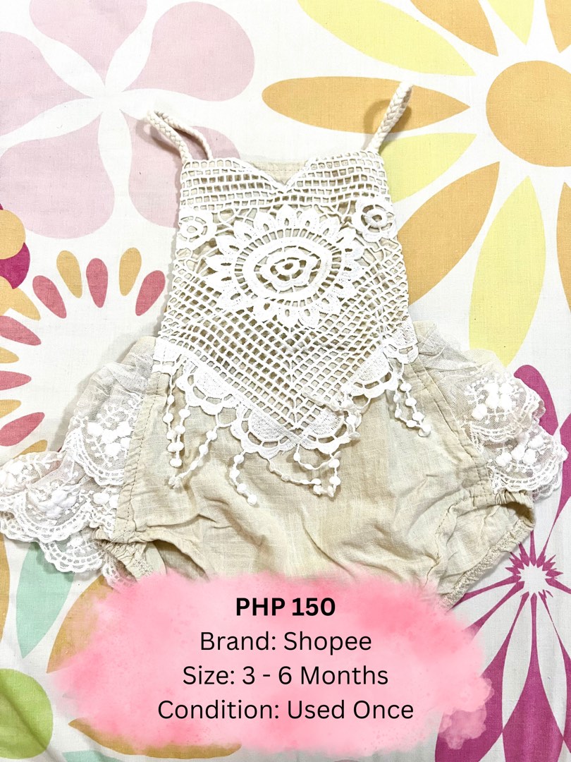 Backless Onesie, Babies & Kids, Babies & Kids Fashion on Carousell
