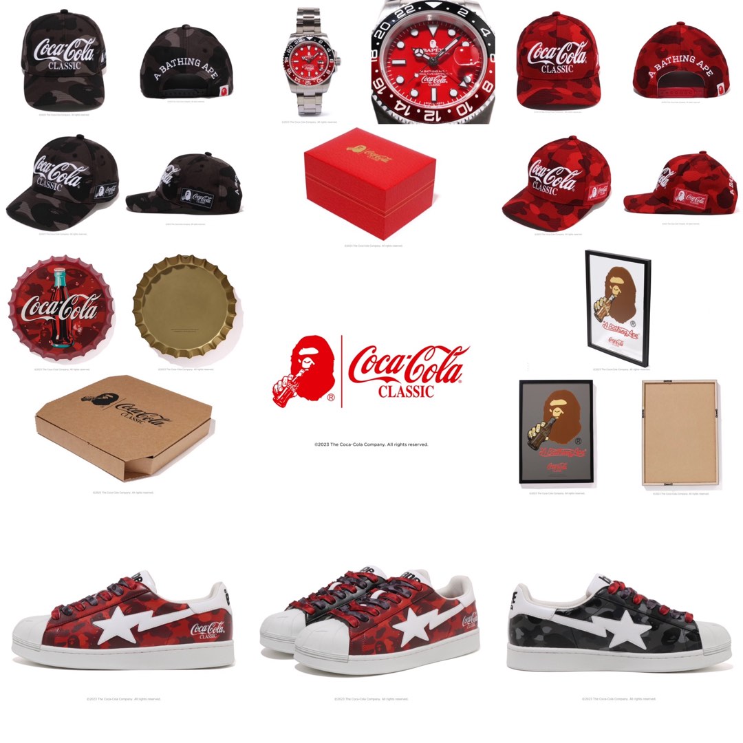 BAPE X COCA COLA COLLECTION, Men's Fashion, Watches & Accessories, Caps ...