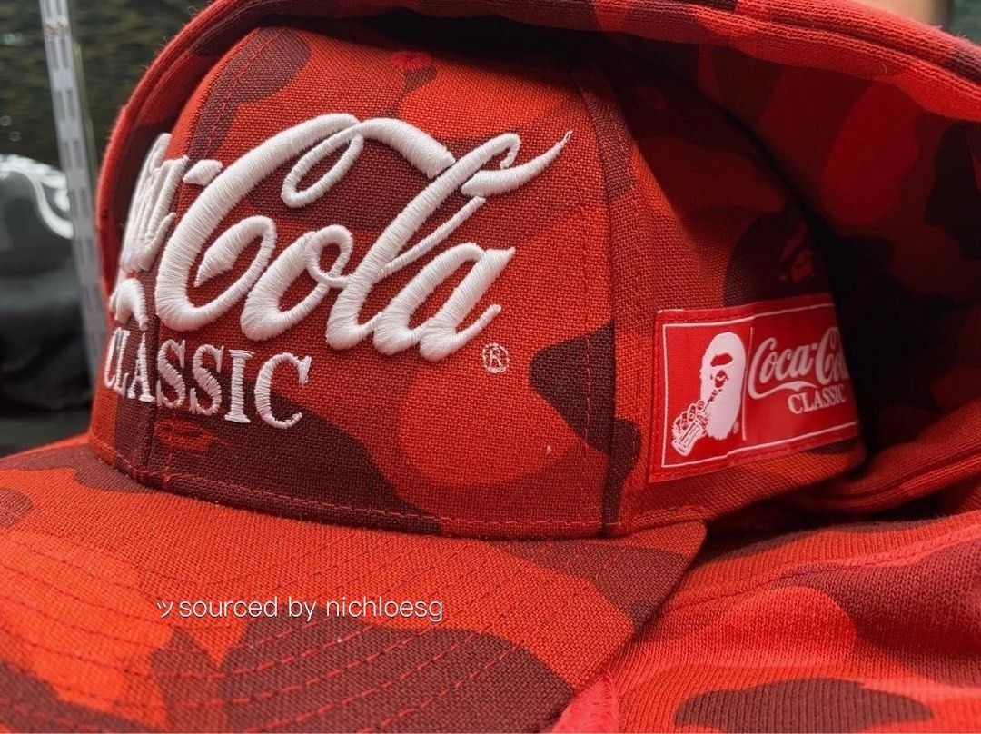 BAPE X COCA COLA COLLECTION, Men's Fashion, Watches & Accessories, Caps ...