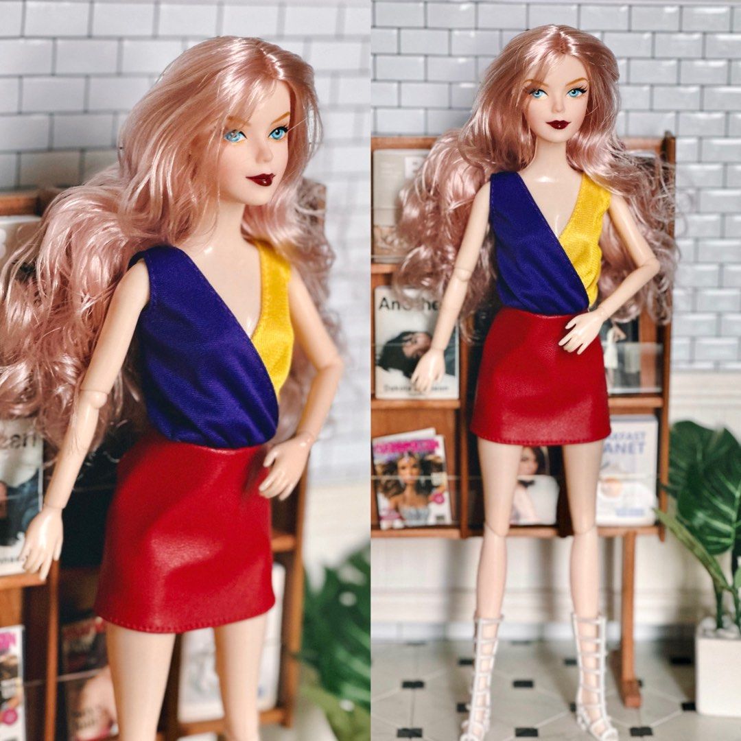 Barbie Sized Doll with outfit, Hobbies & Toys, Toys & Games on Carousell