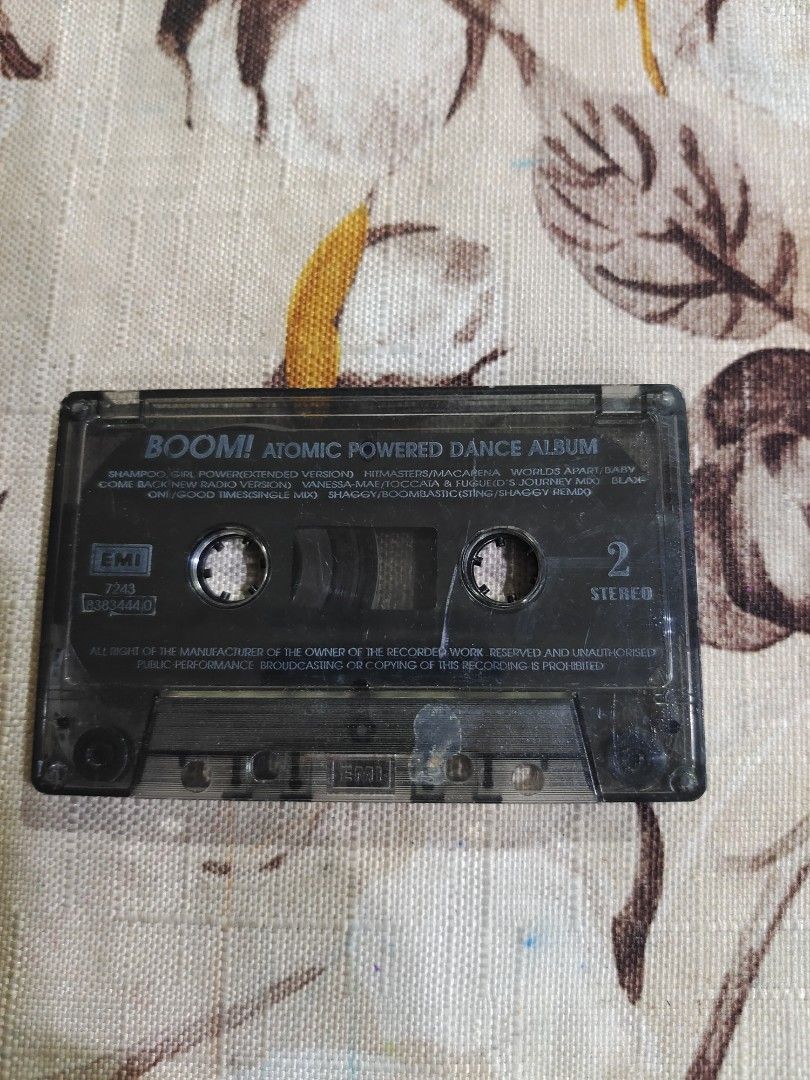 Boom! Atomic Powered Dance Album - Various Artis (Cassette), Hobbies ...
