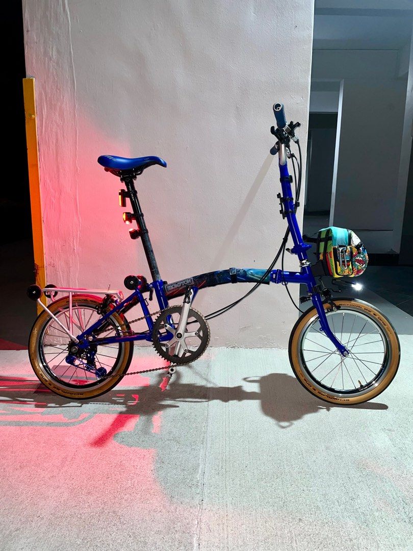 Brompton Piccadilly Blue fully modified C-Line, Sports Equipment ...