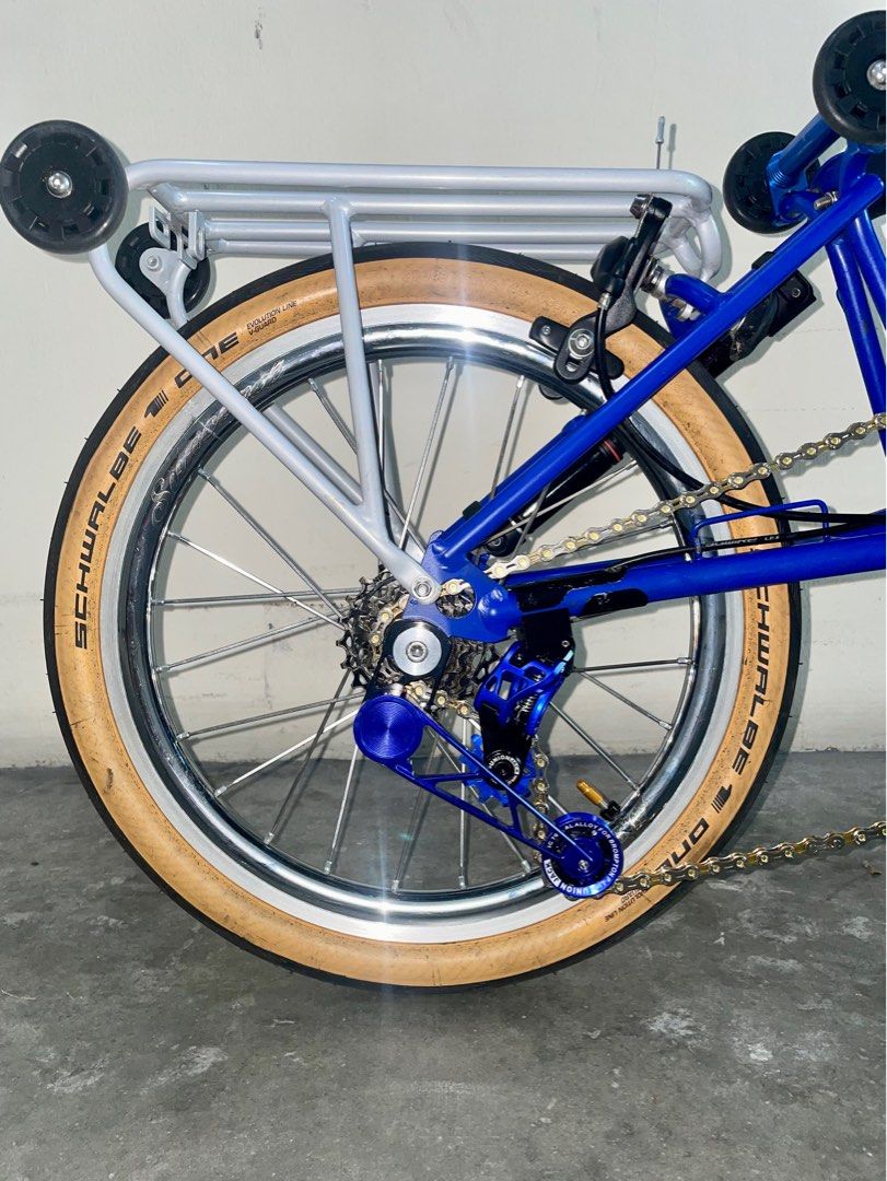 Brompton Piccadilly Blue fully modified C-Line, Sports Equipment ...