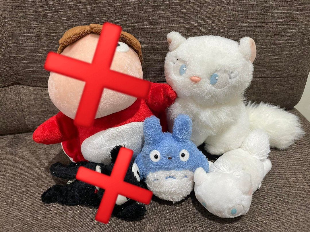 Bundle studio ghibli rare plushies, Hobbies & Toys, Toys & Games on ...