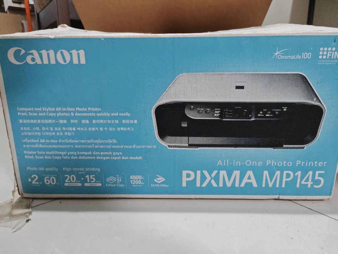 Canon Pixma MP145 scanner printer all-in-one, Computers & Tech ...