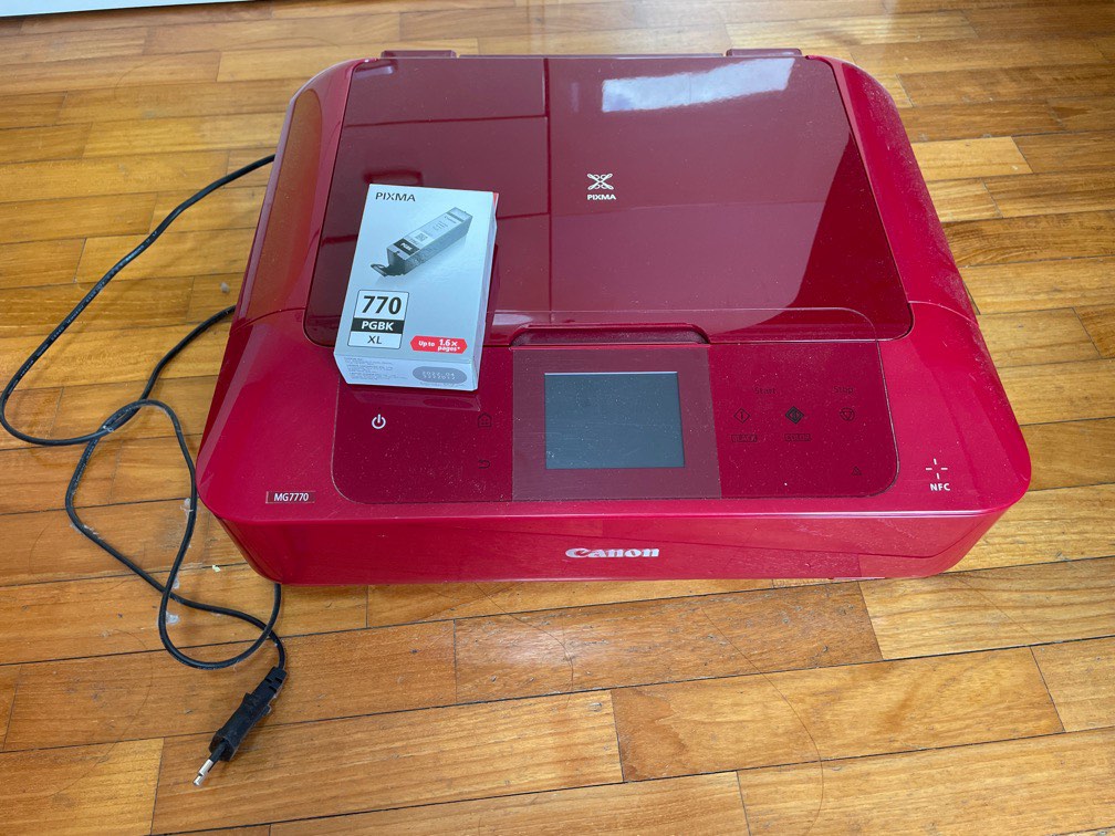 Canon Printer Pixma MG 7770 wireless inkjet printer, Computers & Tech ...