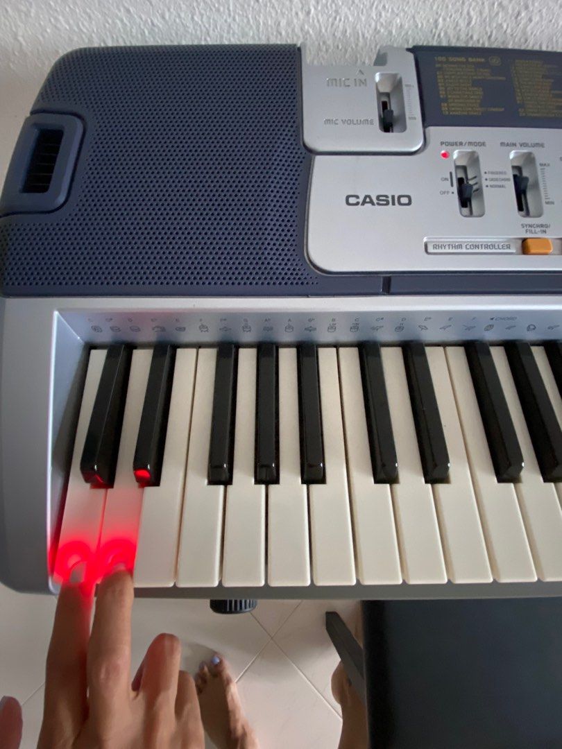 Casio keyboard with stand and chair, Hobbies & Toys, Music & Media ...