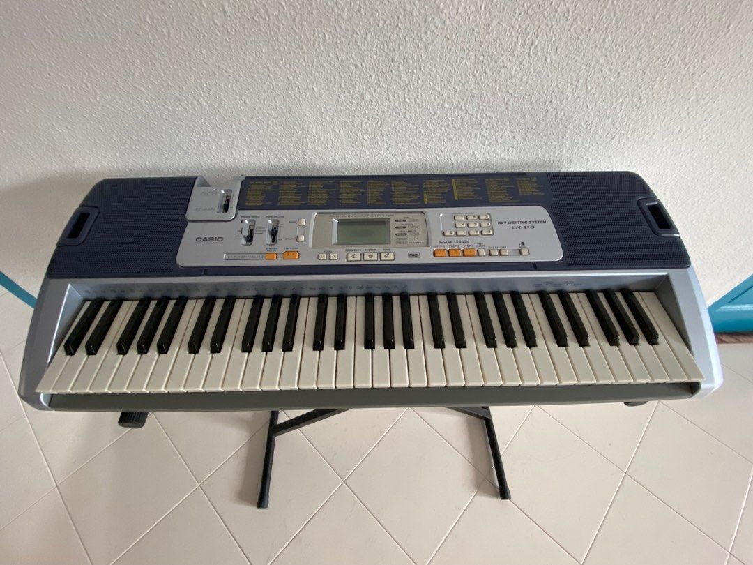Casio keyboard with stand and chair, Hobbies & Toys, Music & Media ...