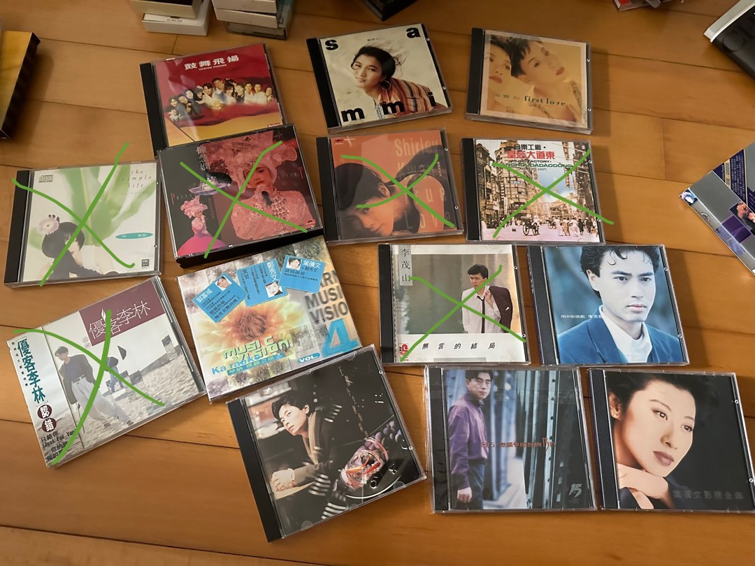 大量懷舊CD 陳慧嫻 湯寶如 鄭秀文 李克勤 葉蒨文 呂方 無言的結局 關淑怡, 興趣及遊戲, 音樂、樂器 & 配件, 音樂與媒體 - CD ...