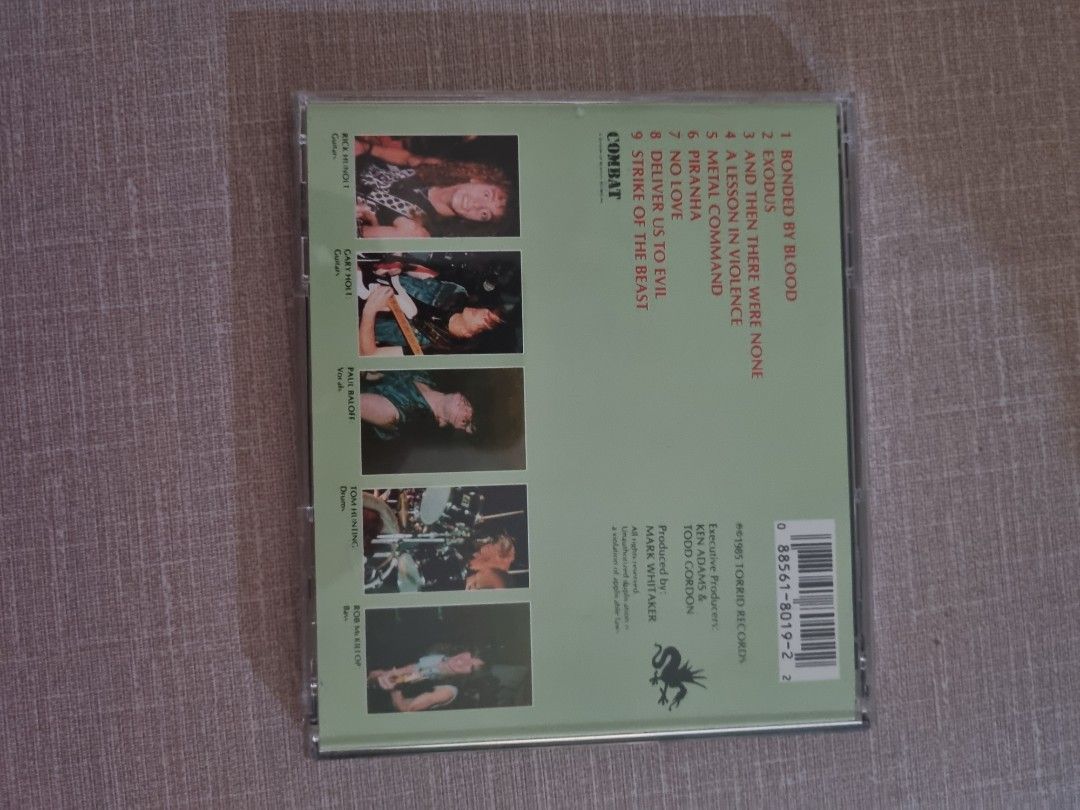 CD Exodus Bonded By Blood, Hobbies & Toys, Music & Media, CDs & DVDs on Carousell