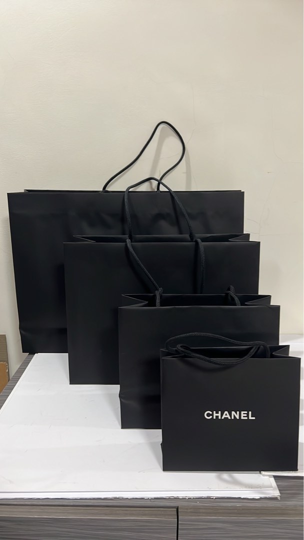 Chanel Paper Bags, Luxury, Bags & Wallets on Carousell