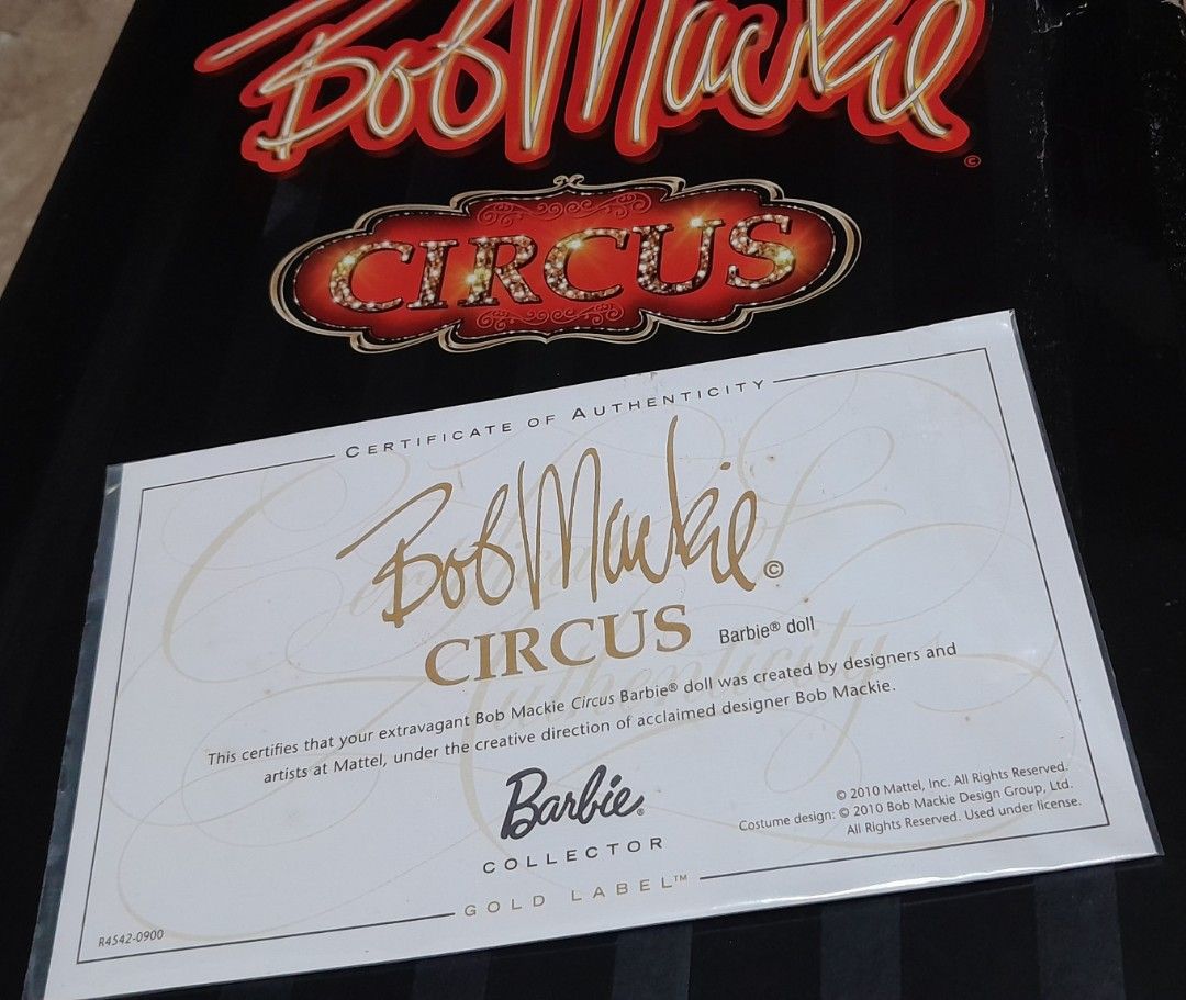 Circus Barbie by Bob Mackie, Hobbies & Toys, Toys & Games on Carousell